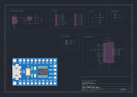 The Stm8s103f3p6 Development Board Learn Microcontroller With Stm8s