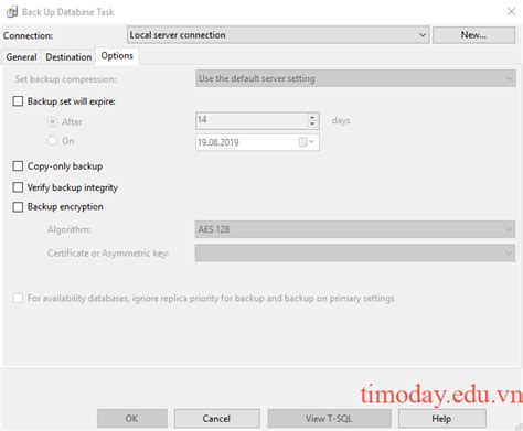 Hướng Dẫn Tự động Sao Lưu Trong Sql Server