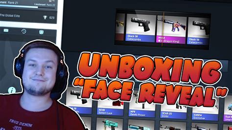 CS GO Case Unboxing Face Reveal YouTube