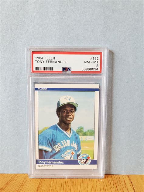 1984 Fleer 152 Tony Fernandez Rc For Sale Online Ebay