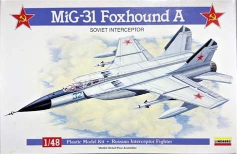 Lindberg Soviet Interceptor Mig 31 Foxhound A 148 Plane Model Kit