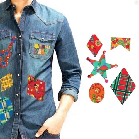 5 Adesivo Tecido Retalho Remendo Roupa Festa Junina Envio Já MercadoLivre