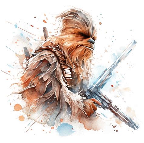 4 Chewbacca Clipart Chewbacca Poster Chewbacca Print Chewbacca
