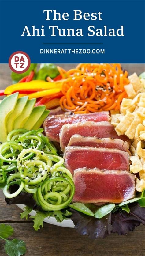 Ahi Tuna Salad Ahi Tuna Salad Ahi Tuna Recipe Tuna Salad Recipe