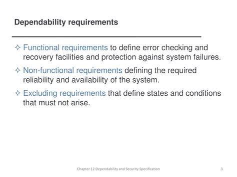 Ppt Chapter 12 Dependability And Security Specification Powerpoint