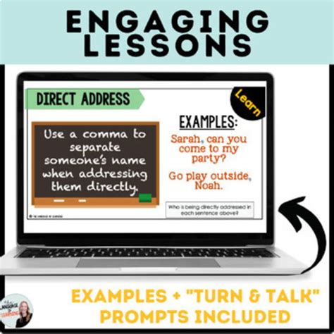 Commas Teaching Slides With Lessons And Activities 4 Comma Rules For 5th Grade