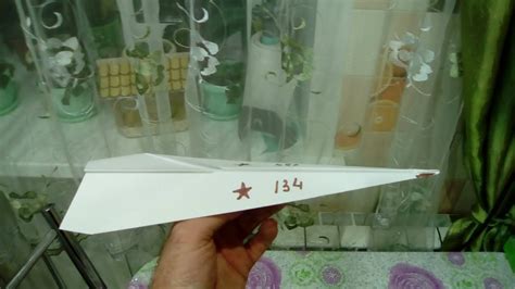 Как сделать далеко летающий самолет из бумаги Оригами самолет который долеко летает Youtube
