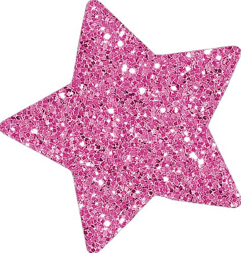 Download Hd Pink Glitter Star Png Clipart Star Polygons In Art