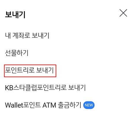 Kb국민은행 월렛wallet포인트 현금화 하기 좋은날