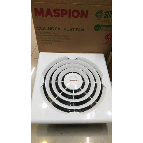 Jual Maspion Cef 2510 Exhaust Fan Plafon 10inc Shopee Indonesia
