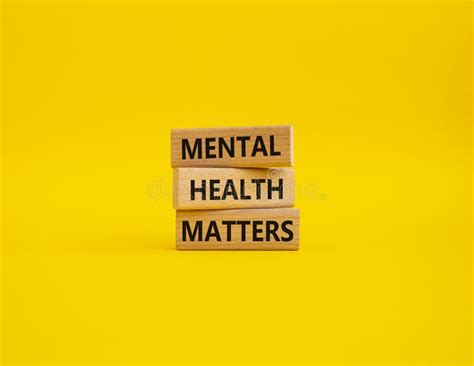 Mental Health Matters Symbol Concept Words Mental Health Matters On