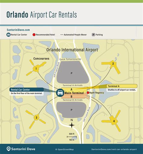 Orlando International Airport Map