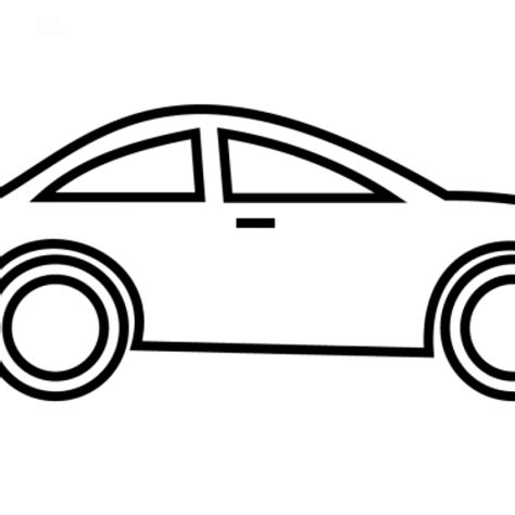 Download Car Clipart Black And White White Car Clipart Png