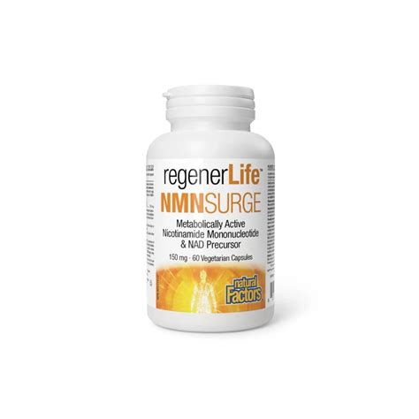 Natural Factors Nmn Surge Nikotinamid Mononukleotid 60 Kapsula Eapoteka