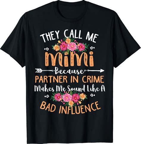 They Call Me Mimi Partner In Crime Mothers Day T T