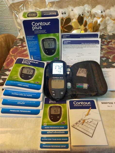 Glucometer Device Contour Plus Health And Nutrition Medical Supplies