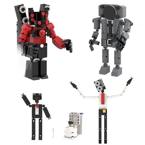 Skibidi Toilet Building Blocks Linoos