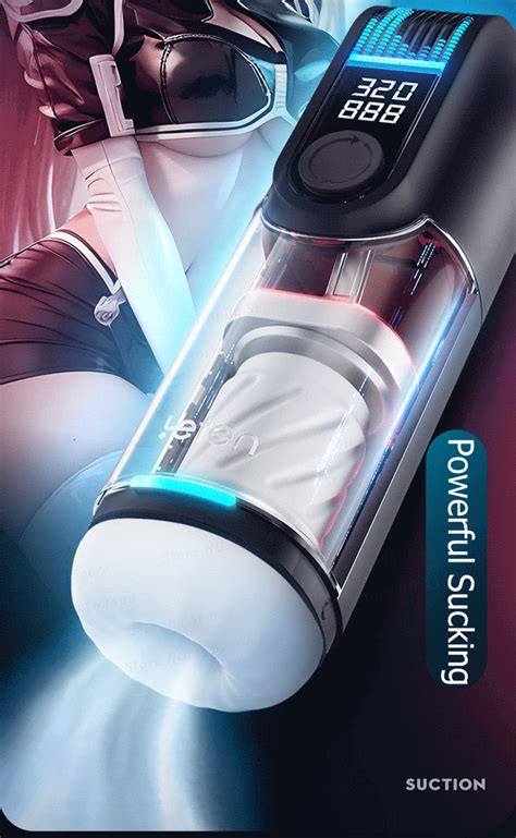 Leten Automatic Telescopic Powerful Sucking Male Masturbator Cup Voic Usadino