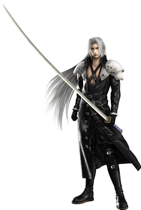 Crisis Core Ffvii Render Sephiroth By Amorsia On Deviantart