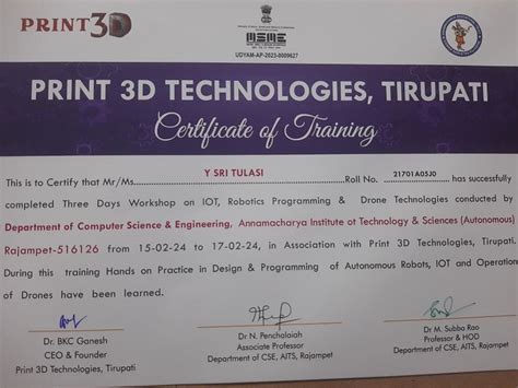 Sritulasi Yarramraju On Linkedin I Am Glad To Share That I Had