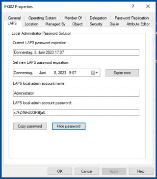 AD Security Windows LAPS Ronny Böttcher