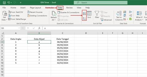 2 cara mengurutkan data di excel bisa untuk teks
