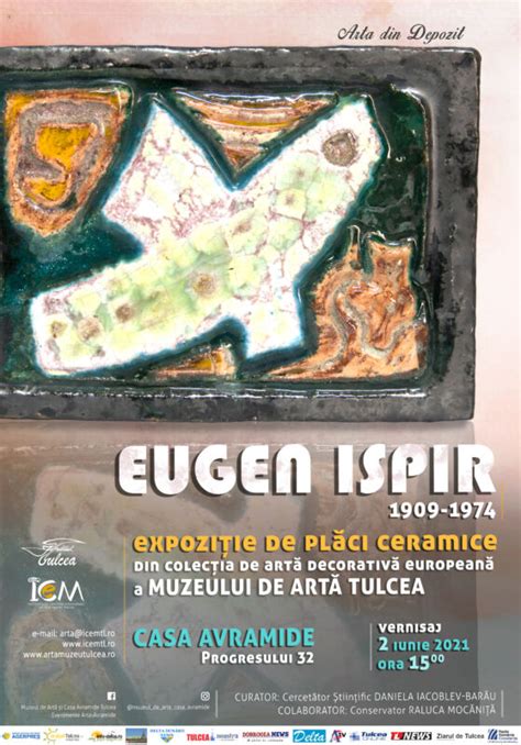 Expoziție De Plăci Ceramice „eugen Ispir” La Casa Avramide Muzeul De Arta Tulcea