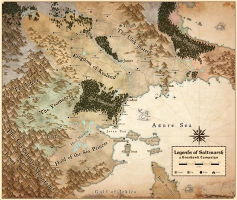 Updated Free Map Of Legends Of Saltmarsh Greyhawk Map R Greyhawk
