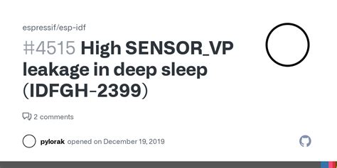 High Sensorvp Leakage In Deep Sleep Idfgh 2399 · Issue 4515