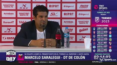 Marcelo Saralegui Tras El Empate Entre Colón Y Unión Si Con Cero
