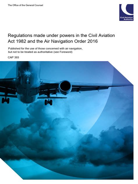 Cap393 Regulations Made Under Powers In The Civil Aviation Act 1982 And