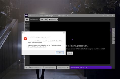 Need Help Fixing This Mod Manager Error Please Rfifacareers