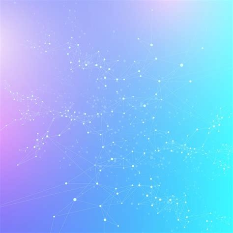 Premium Vector Technology Abstract Background With Connected Line And Dots Big Data