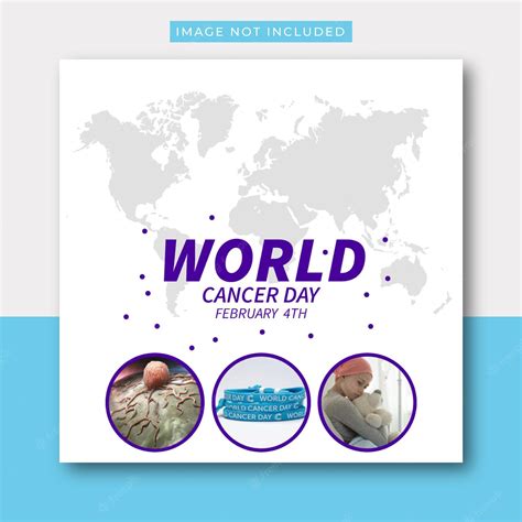 Premium Vector World Cancer Day Awareness Poster Template