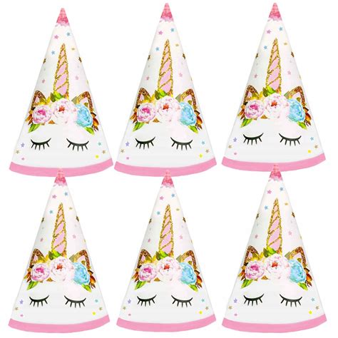 Czapka Urodzinowa JednoroŻec Zestaw Czapek 6szt 12733406466