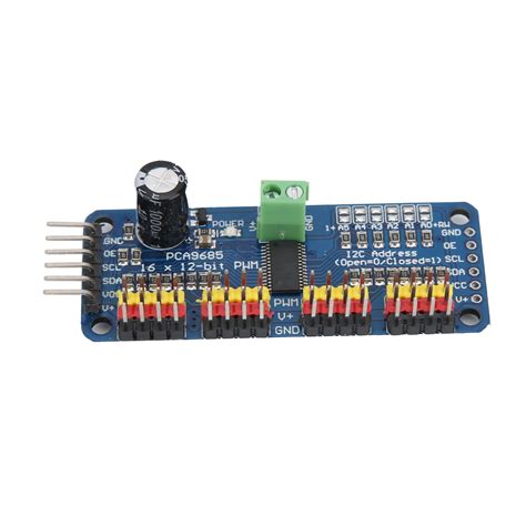 Servo PWM servocontrolador PWM Módulo servo PWM de canales Placa de servoaccionamiento PWM