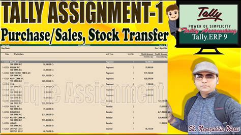 Tally Assignment1 Tally Youtube