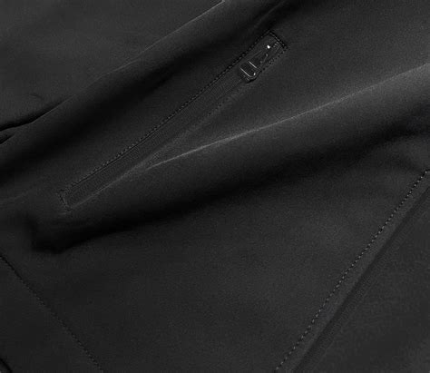 Damska Kurtka Na Polarze Czarna HH017 1 J STYLE Odcienie Czerni