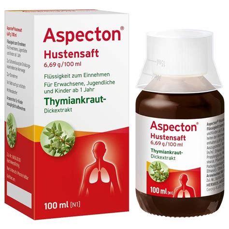 Aspecton® Hustensaft Bei Husten Und Akuter Bronchitis 100 Ml Shop