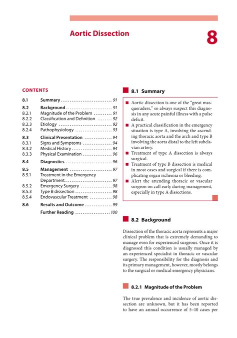 Pdf Aortic Dissection