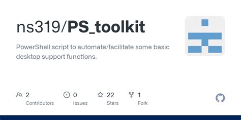 Github Ns319pstoolkit Powershell Script To Automatefacilitate