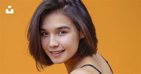 Woman In Black Tank Top Smiling Photo Free Yellow Image On Unsplash