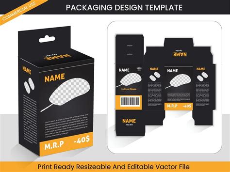 Mouse Package Box Design Product Box Package Creative Design Mouse