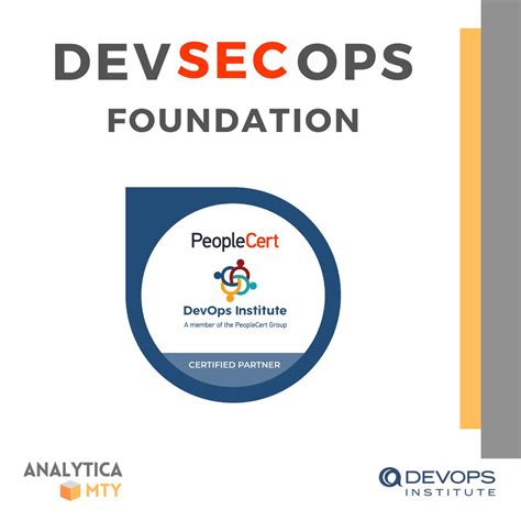 Analytica Mty On Linkedin Devsecops Devops Security Cybersecurity Devopsinstitute