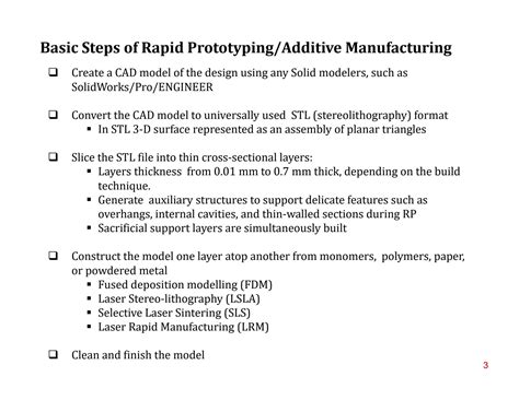 SOLUTION Advanced Manufacturing Process Additive Manufacturing Studypool