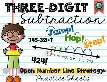 The Foxy Teacher Open Number Line Strategy Addition Subtraction