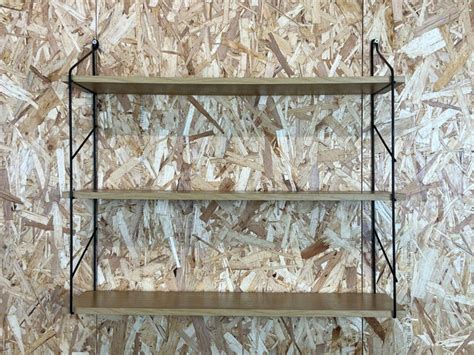 60s 70s Oak String Shelf Wall Shelf String Shelf Danish Design Denmark