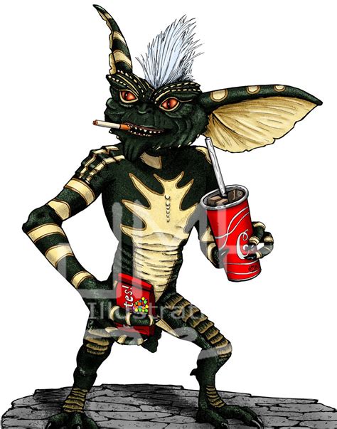 Gremlins Stripe Stand Up Or Print Etsy