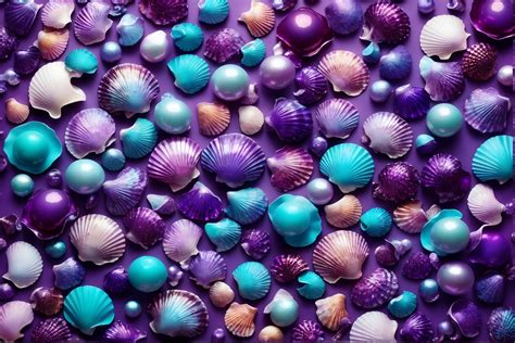 Purple Pearl Seashell Background Graphic By Forhadx5 · Creative Fabrica