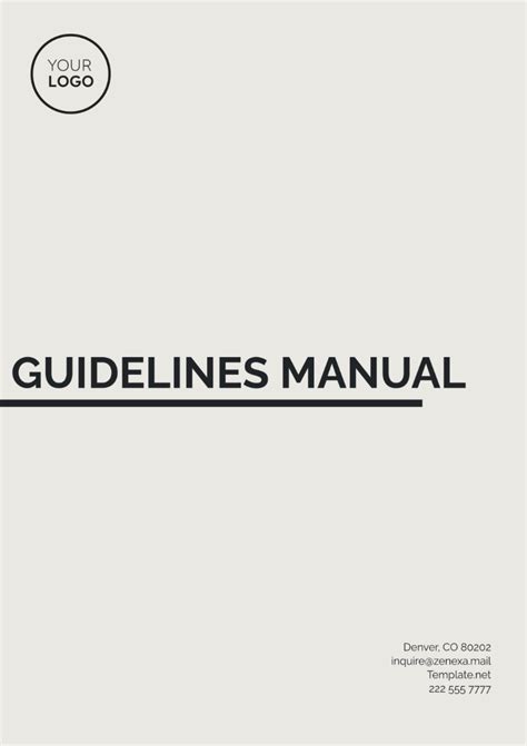 Free Administration Manual Template To Edit Online
